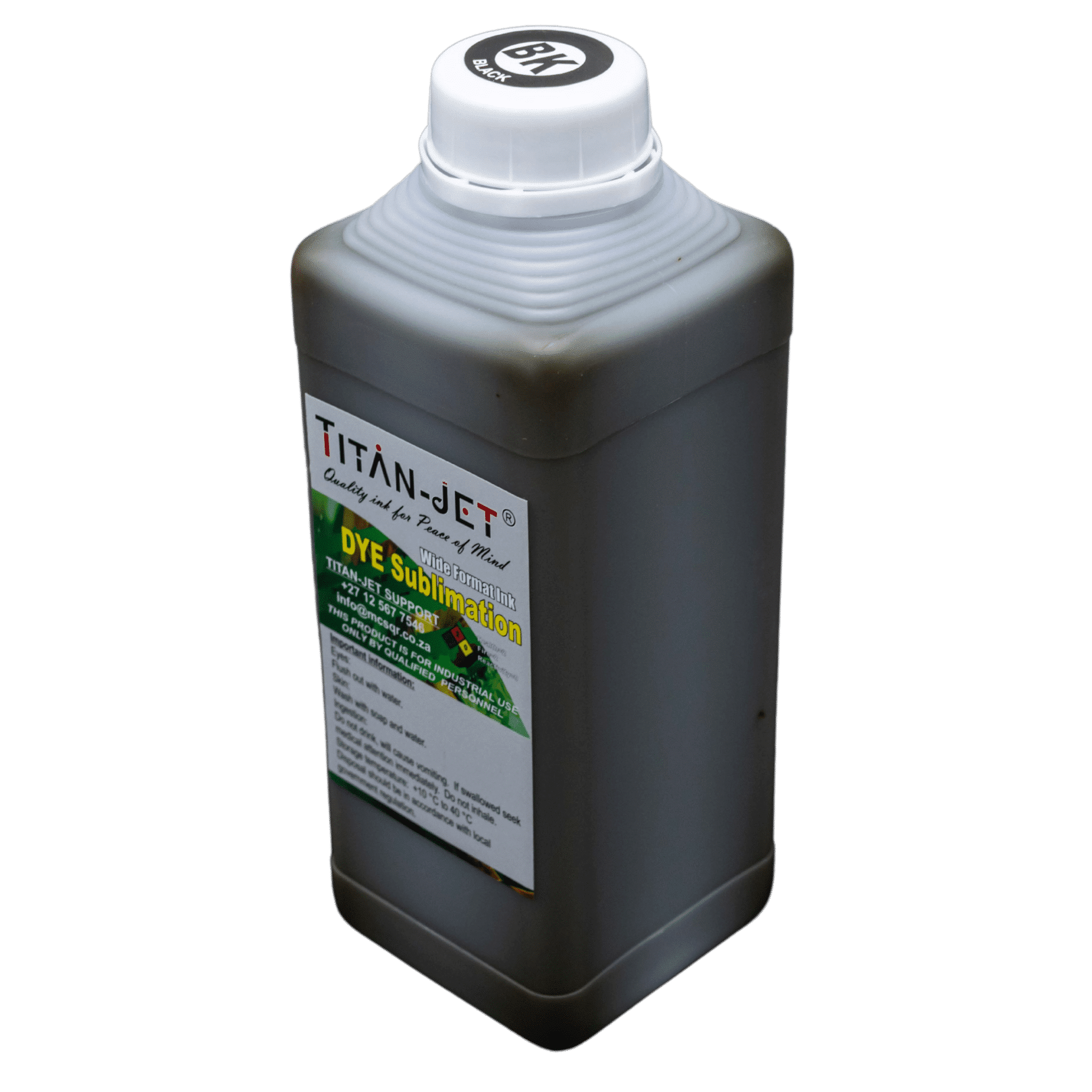 Ink (Cyan; TitanJet Eco-solvent ink; 1L; Each) - Sublimation Supplies ...