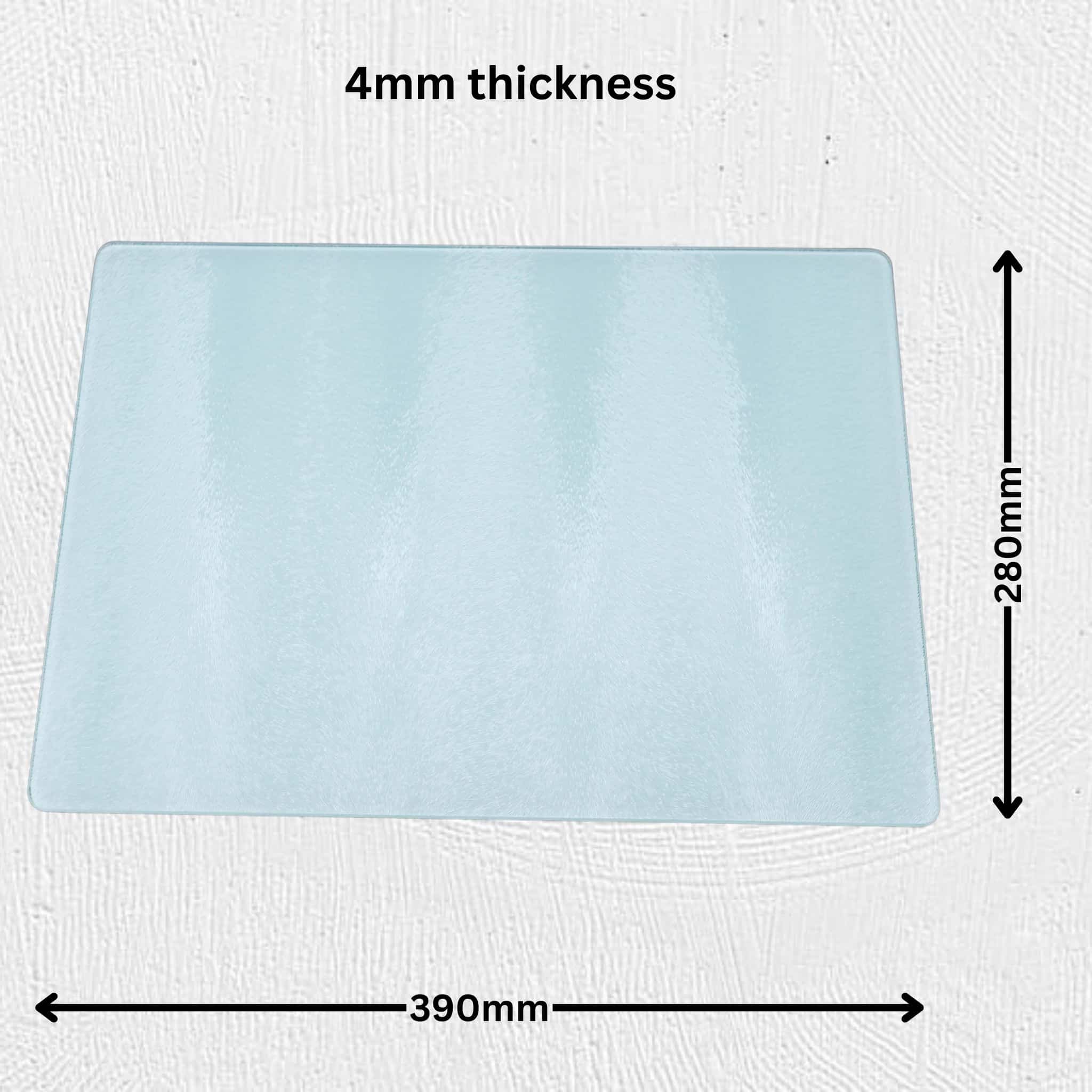 Cutting Board (Glass; Textured; A3; 39cm x 28cm; Each) – Sublimation ...