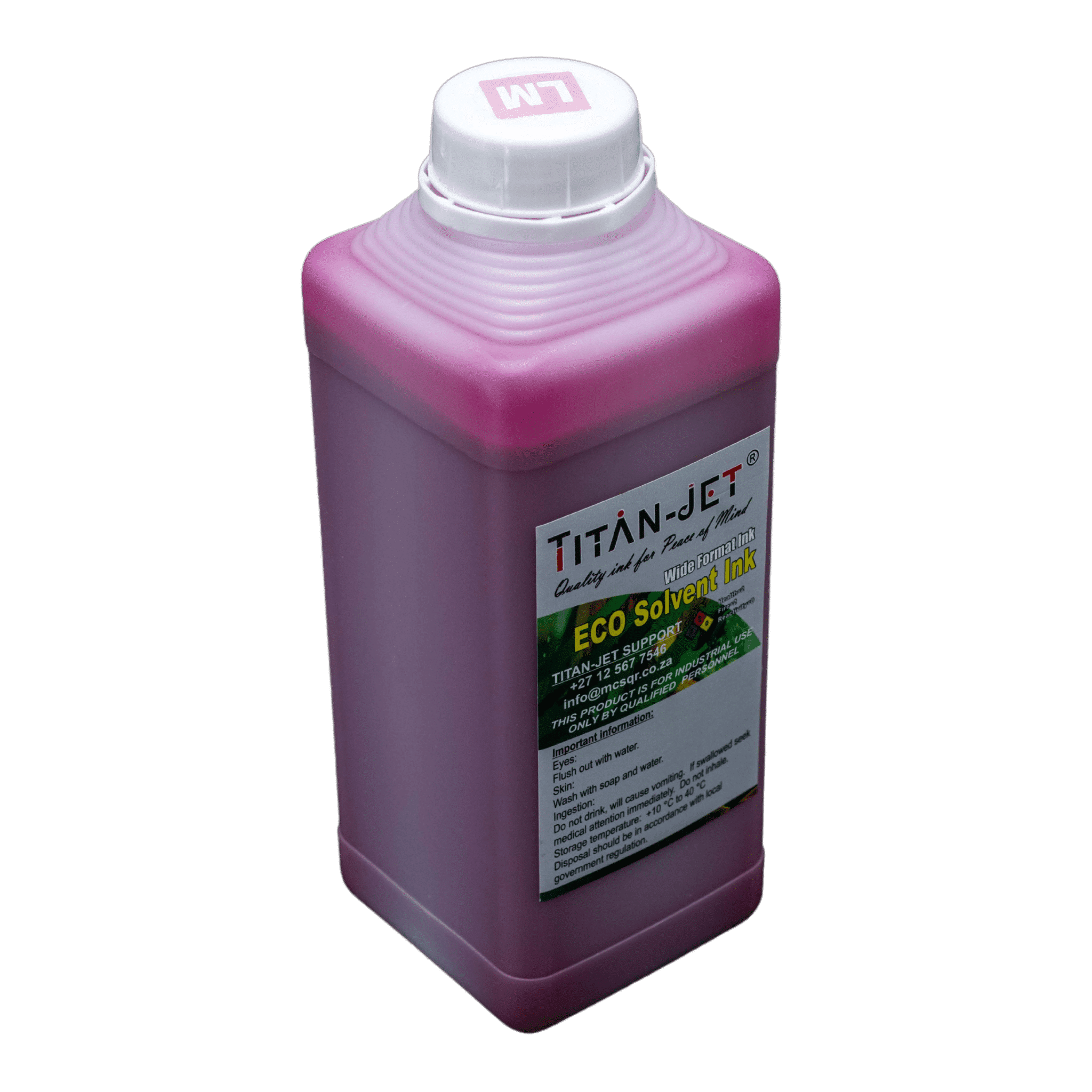 Ink (Cyan; TitanJet Eco-solvent ink; 1L; Each) - Sublimation Supplies ...