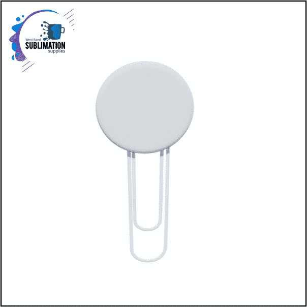 Badge paper clip (25mm; White; 20pack) Button Badge - Sublimation ...