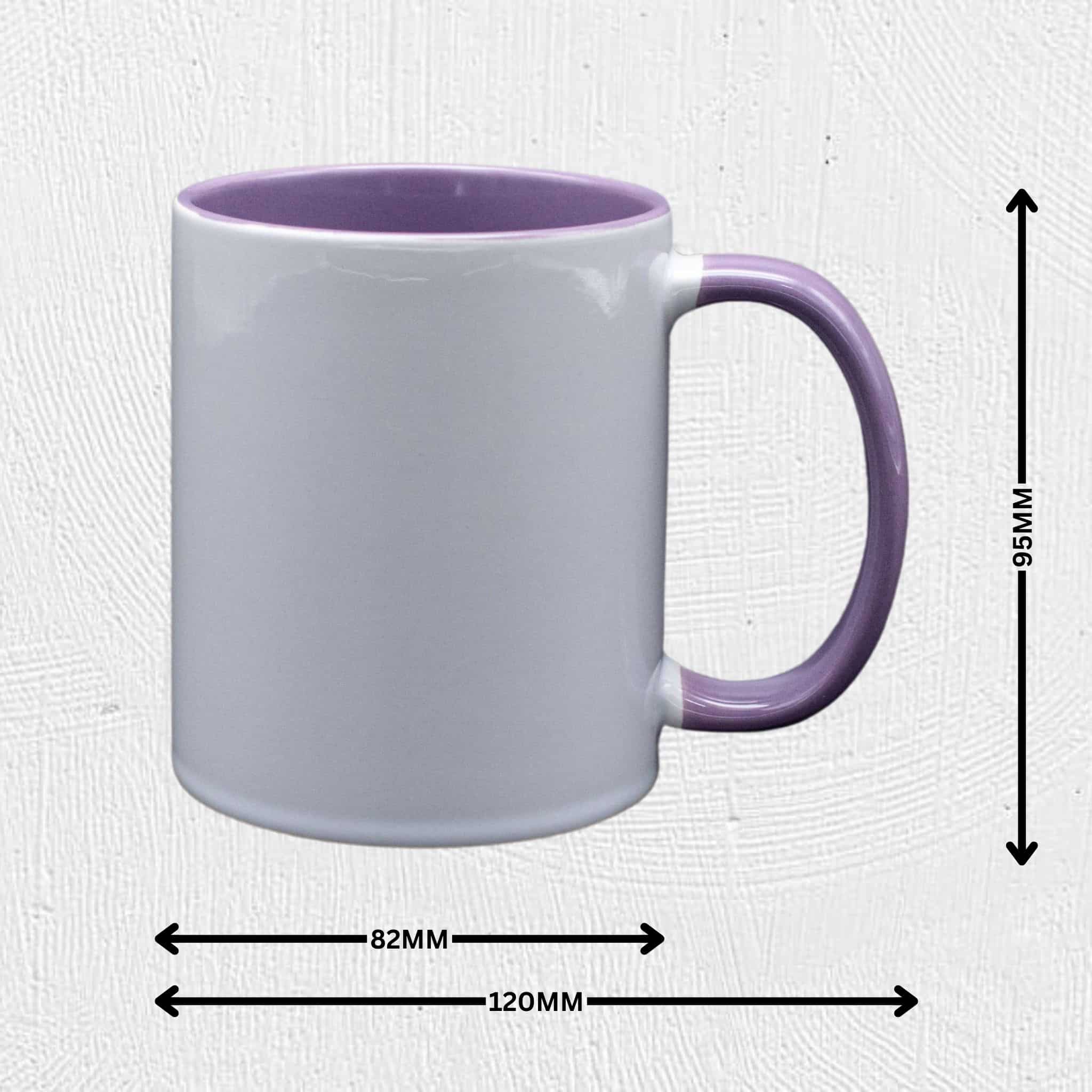Mug (Purple; Two Tone; 11oz; Ceramic) – Sublimation Supplies Online Shop