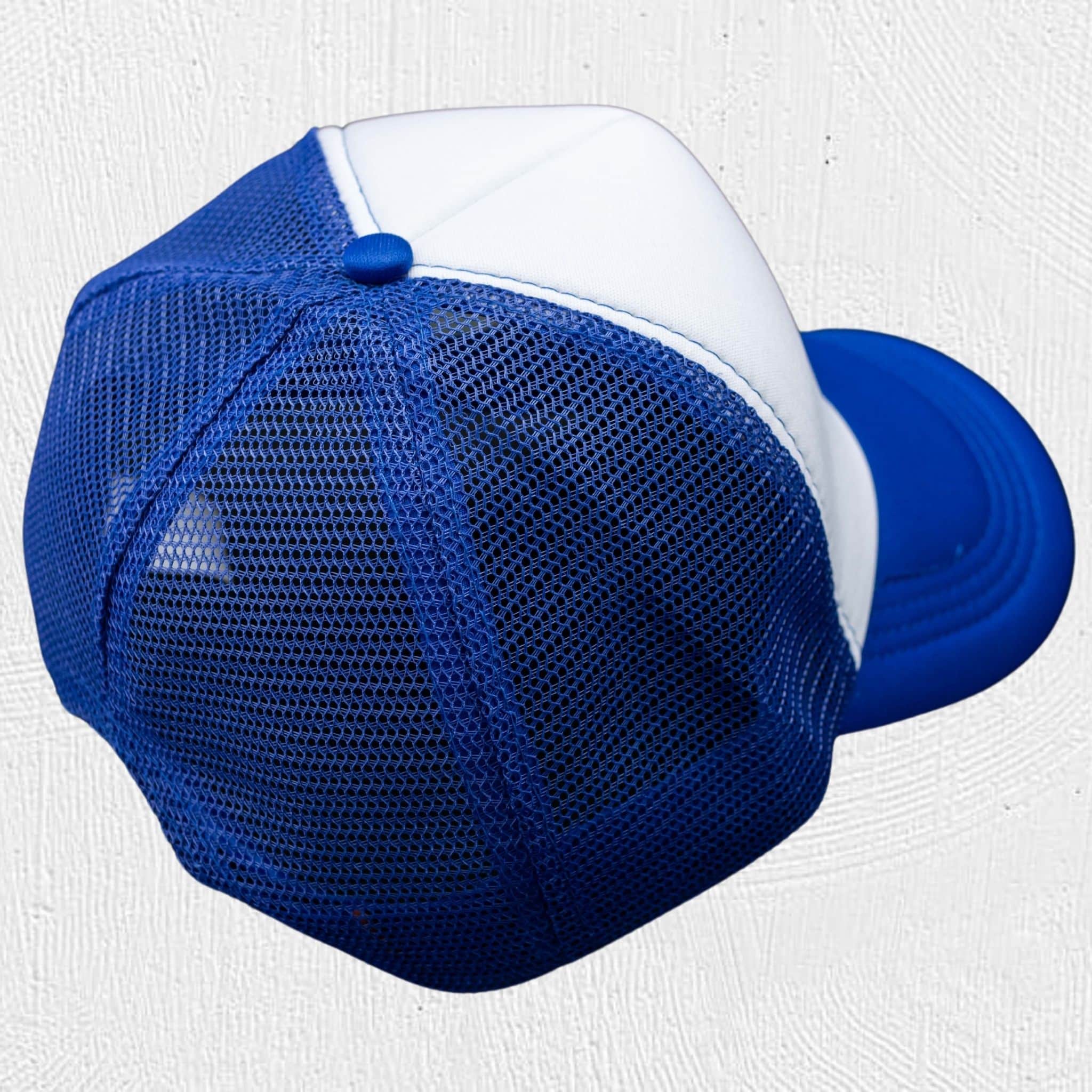 Cap (Truck; Blue/White, Mesh back) – Sublimation Supplies Online Shop
