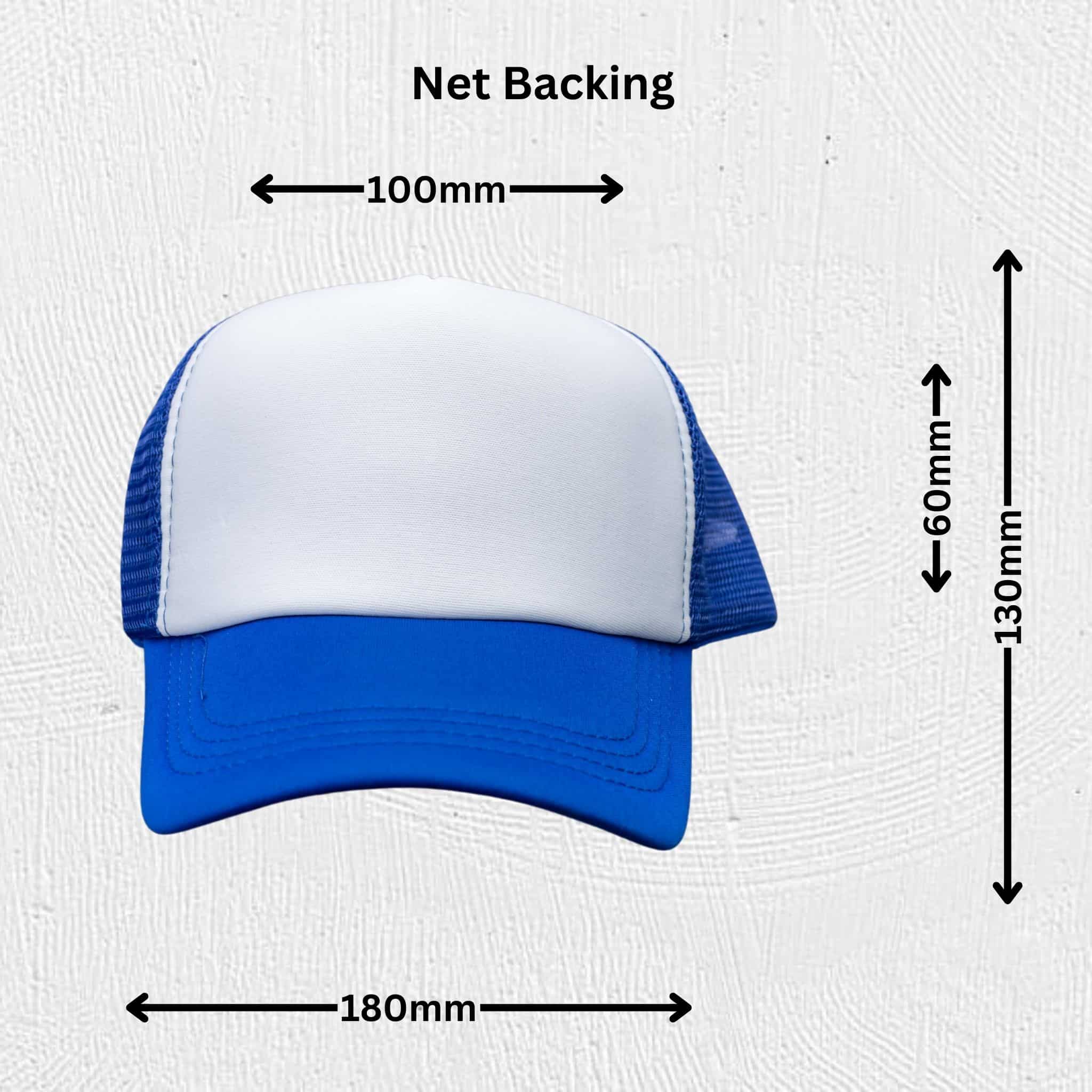 Cap (Truck; Blue/White, Mesh back) – Sublimation Supplies Online Shop