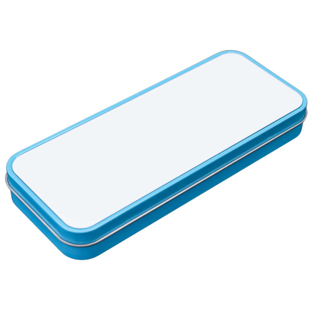 Pencil Case (Blue; Metal; Small) – Sublimation Supplies Online Shop