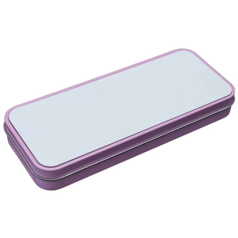 Pencil Case (Pink; Metal; Small) – Sublimation Supplies Online Shop