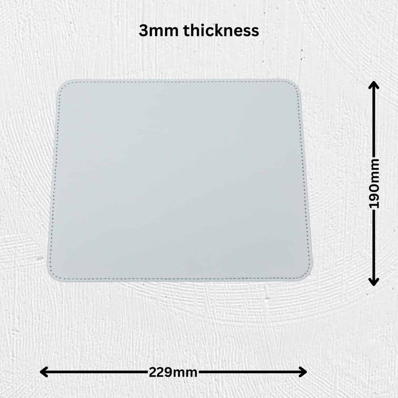 Mouse Pad (PU; White; Each) – Sublimation Supplies Online Shop