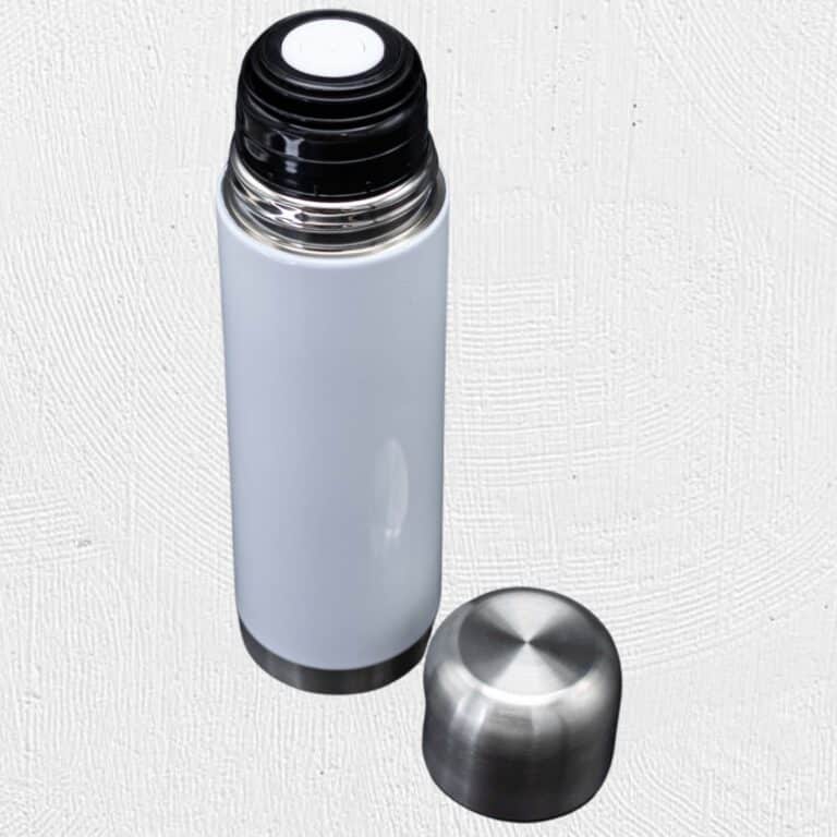 Flask (White; With cup; 750ml; Stainless Steel) – Sublimation Supplies ...