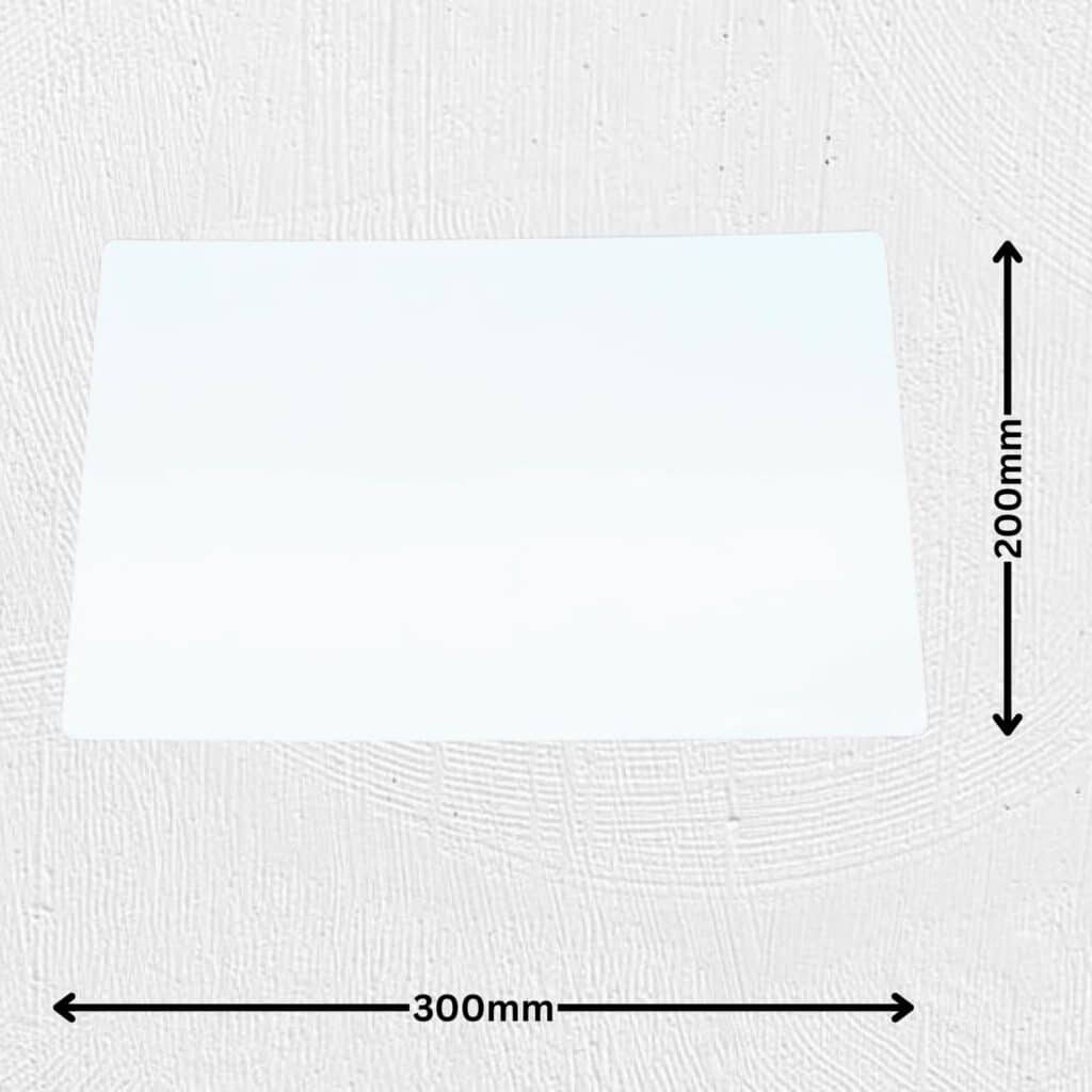 Plate (White; Aluminium; 20cmx30cm; Each) – Sublimation Supplies Online ...
